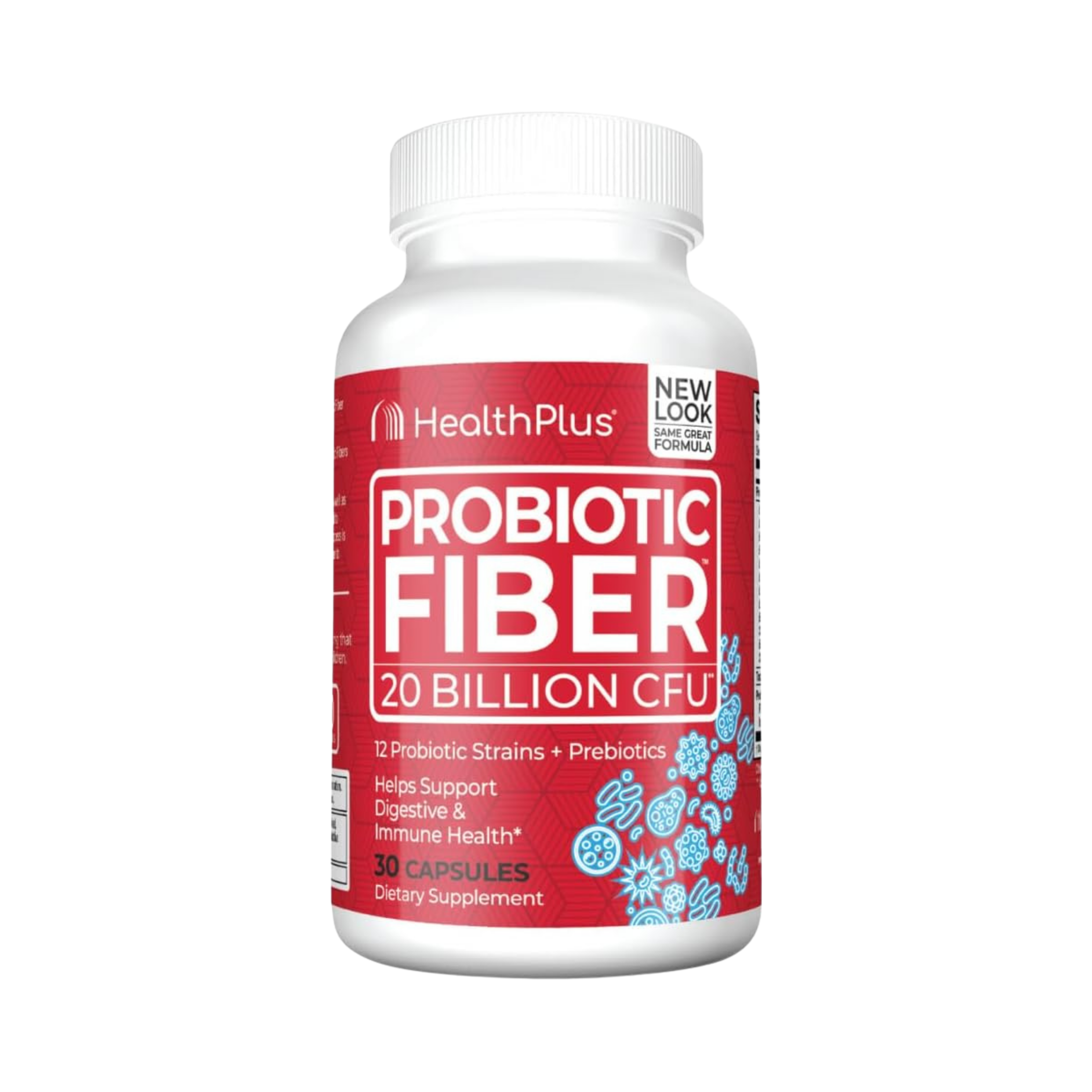 Health Plus, Probiotic Fiber, 20 Billion CFU, 30 Capsules – Maple Herbs